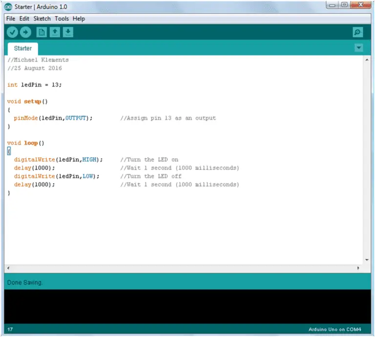 Getting Started With Arduino, Your First Sketch - The DIY Life