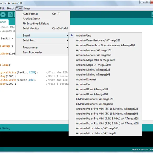 select com port - The DIY Life