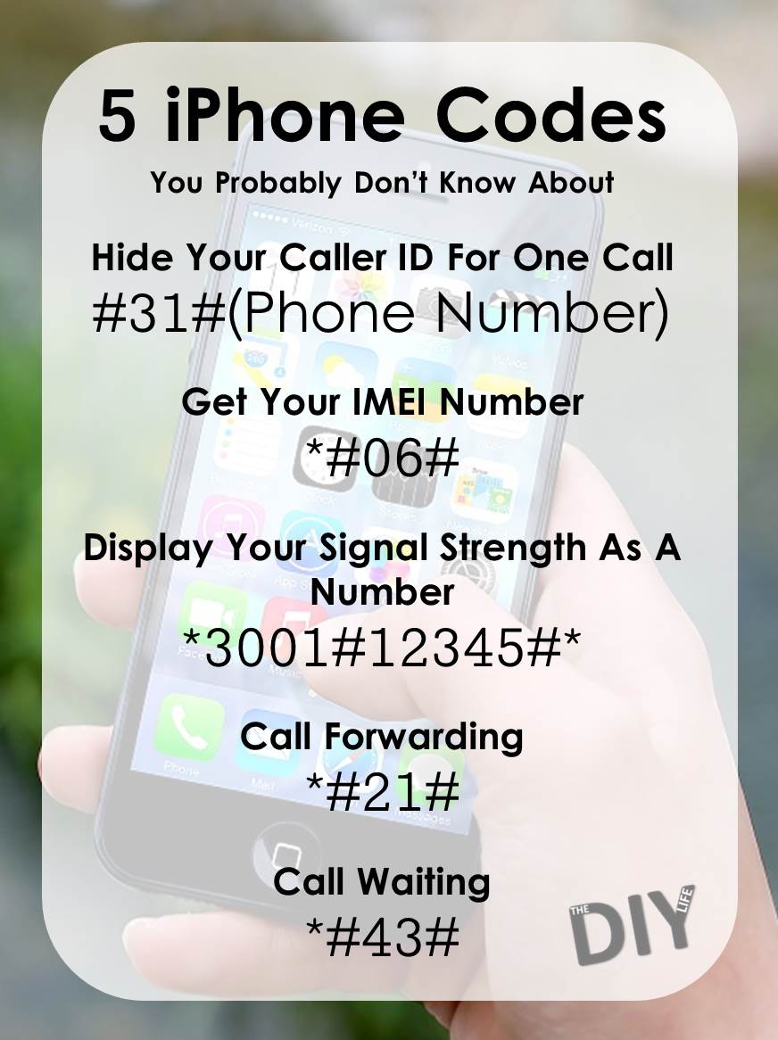 5 Secret IPhone Codes You Didn t Know About The DIY Life 5 Secret IPhone Codes You Didn t Know About The DIY Life