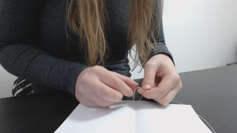 Make Your Own Stitched Pocket Notebook - The DIY Life