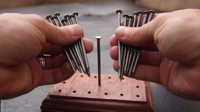 12 Unusual Projects Using Nails - The DIY Life