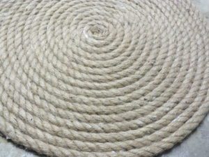 Make Your Own Jute Rope Rug - The DIY Life
