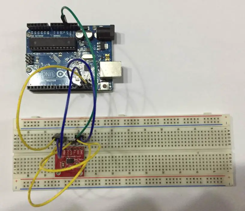 How To Connect An ADXL345 3 Axis Accelerometer To An Arduino - The DIY Life