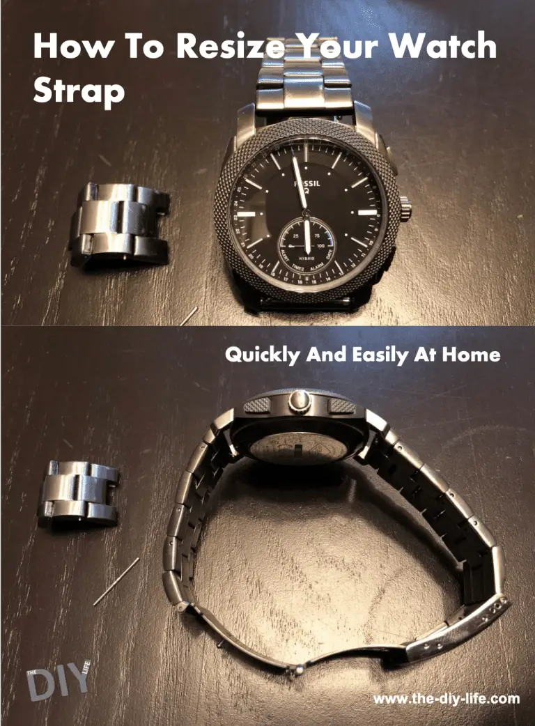 How To Resize A Watch Strap, Make It Smaller Or Larger - The DIY Life