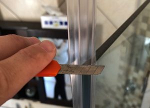 How To Replace Your Shower Door Seals - The DIY Life