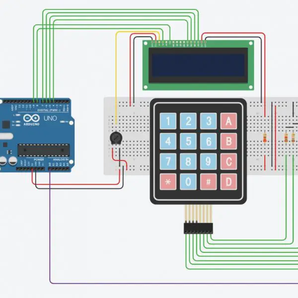 Connect A 4x4 Keypad To One Arduino Input - The DIY Life