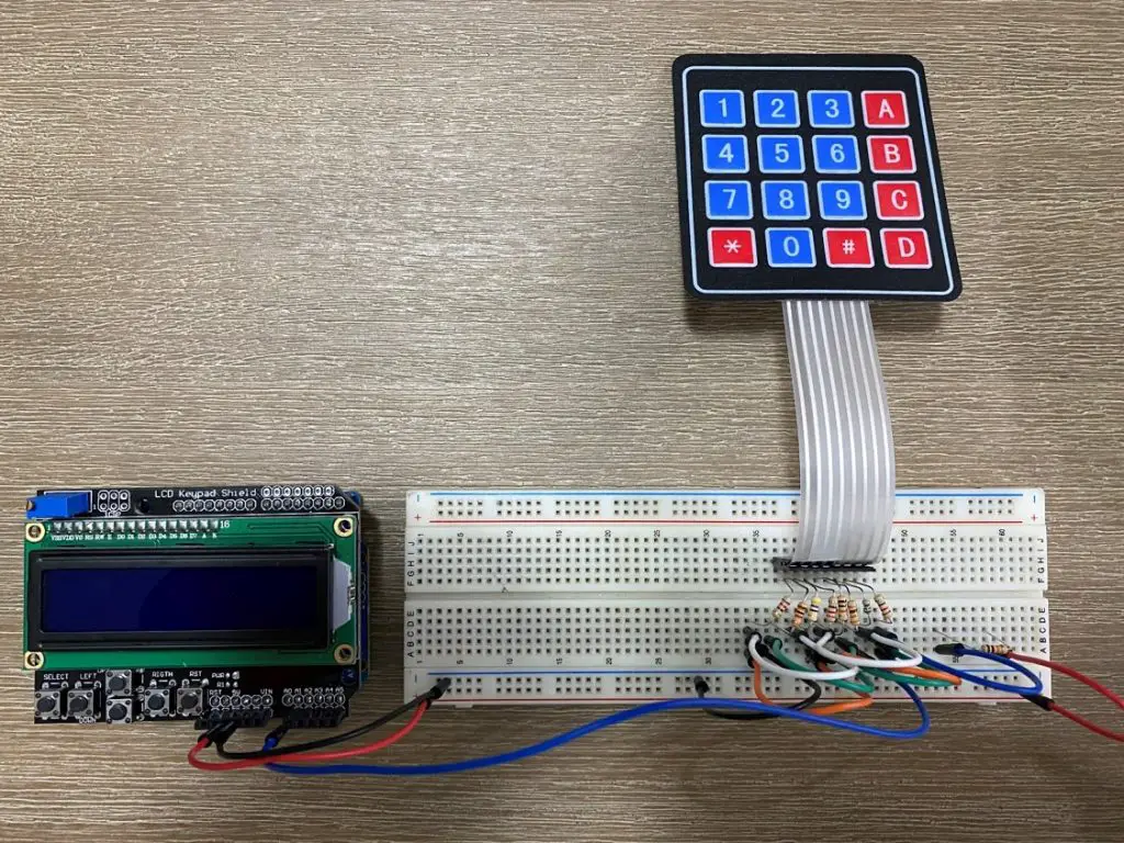 Connect A 4x4 Keypad To One Arduino Input - The DIY Life