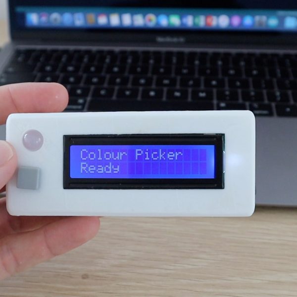 Completed RGB Colour Picker In Enclosure - The DIY Life