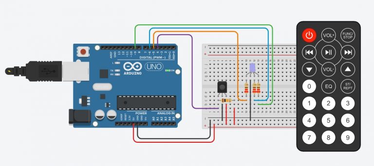 Controlling An Arduino With An Infrared Remote Control - The DIY Life