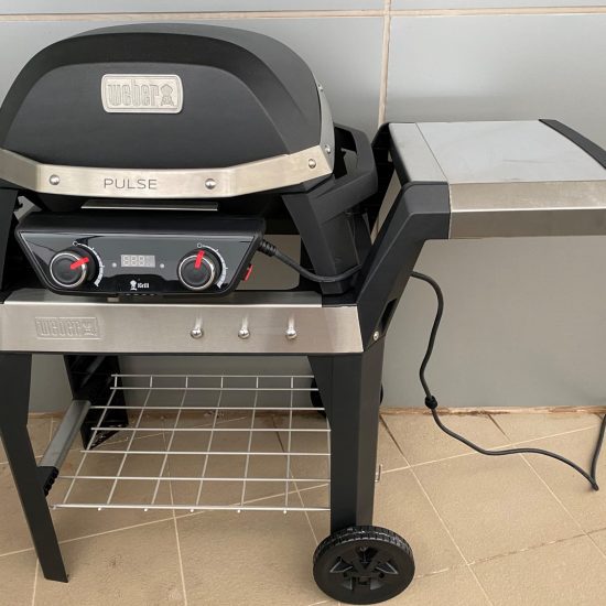 Weber Pulse 2000 on Cart - The DIY Life