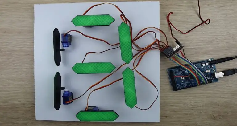 Mechanical 7 Segment Display Driven By An Arduino Mega - The DIY Life