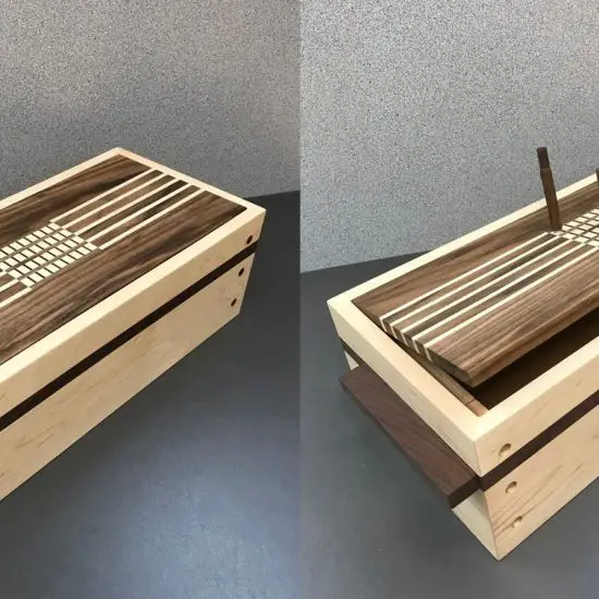 Closed Wooden Combination Puzzle Box - The DIY Life
