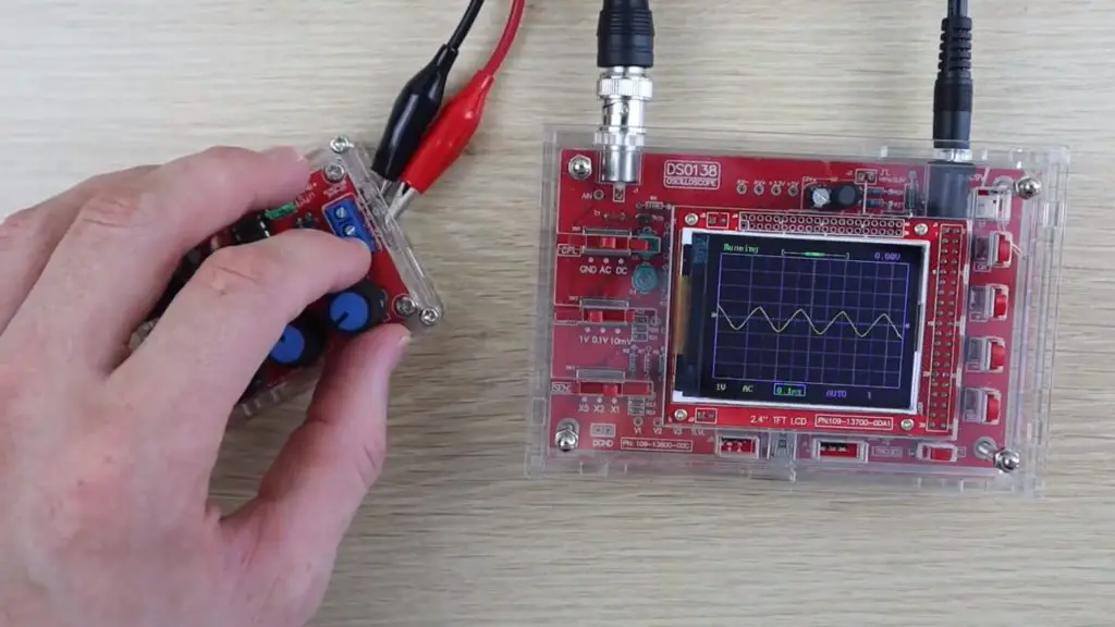 DSO138 Digital Oscilloscope DIY Kit & Acrylic Case Assembly - The DIY Life