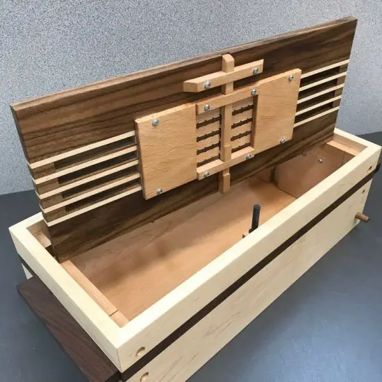 Wooden Combination Puzzle Box - The DIY Life