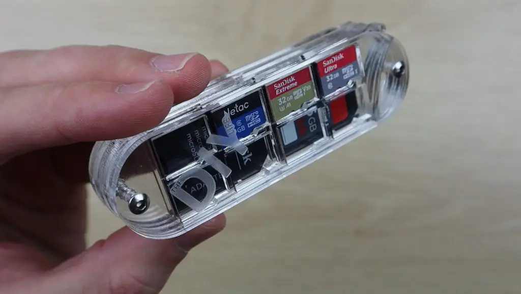 Make Your Own Acrylic SD Card Storage Multi-tool - The DIY Life