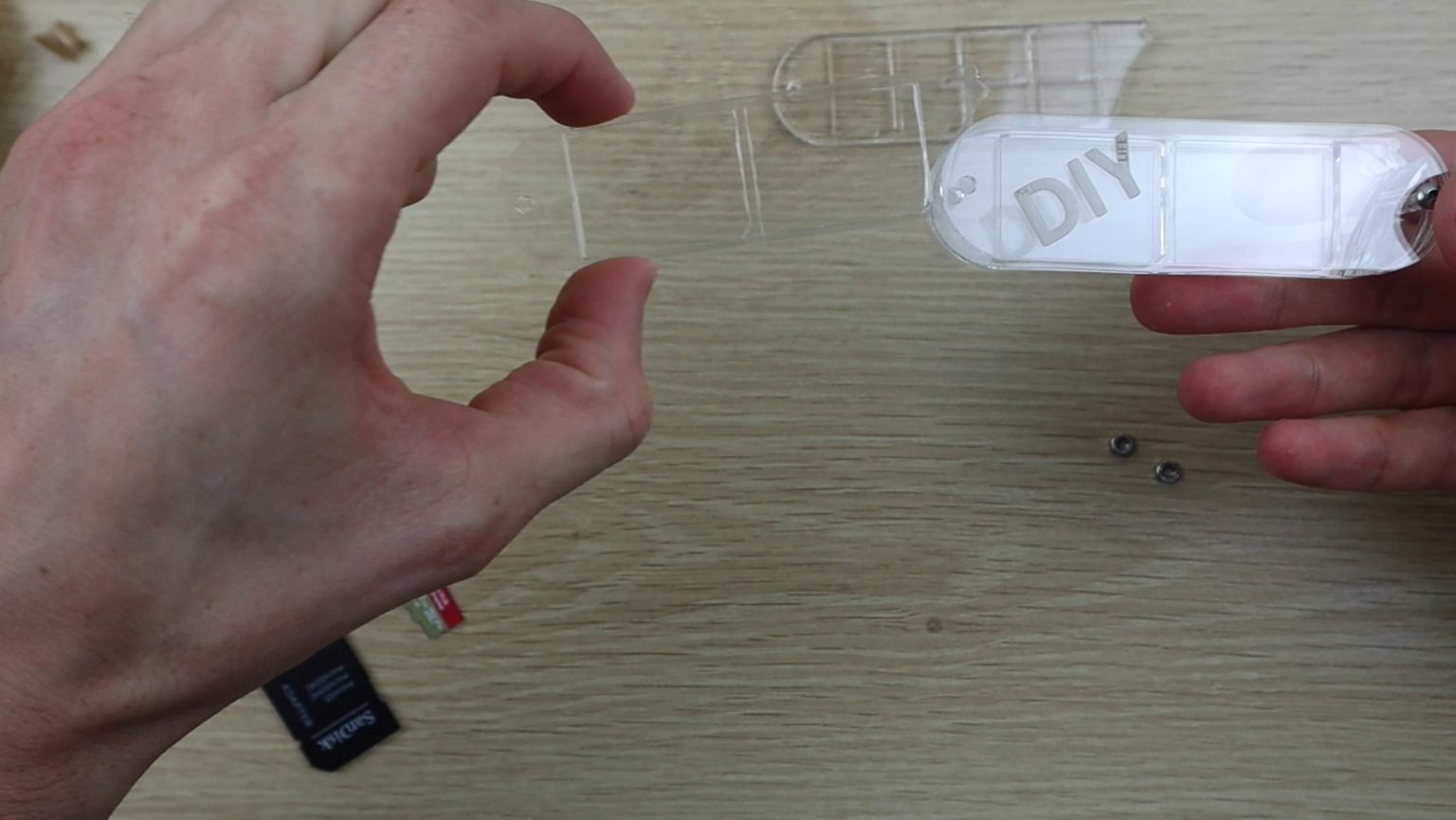 Make Your Own Acrylic SD Card Storage Multi-tool - The DIY Life