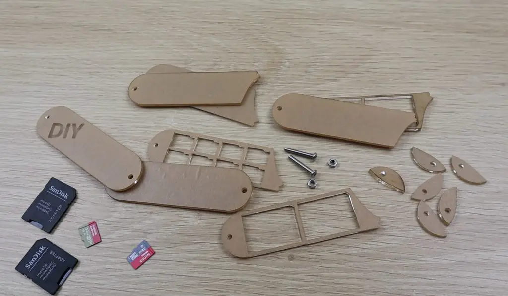 Make Your Own Acrylic SD Card Storage Multi-tool - The DIY Life