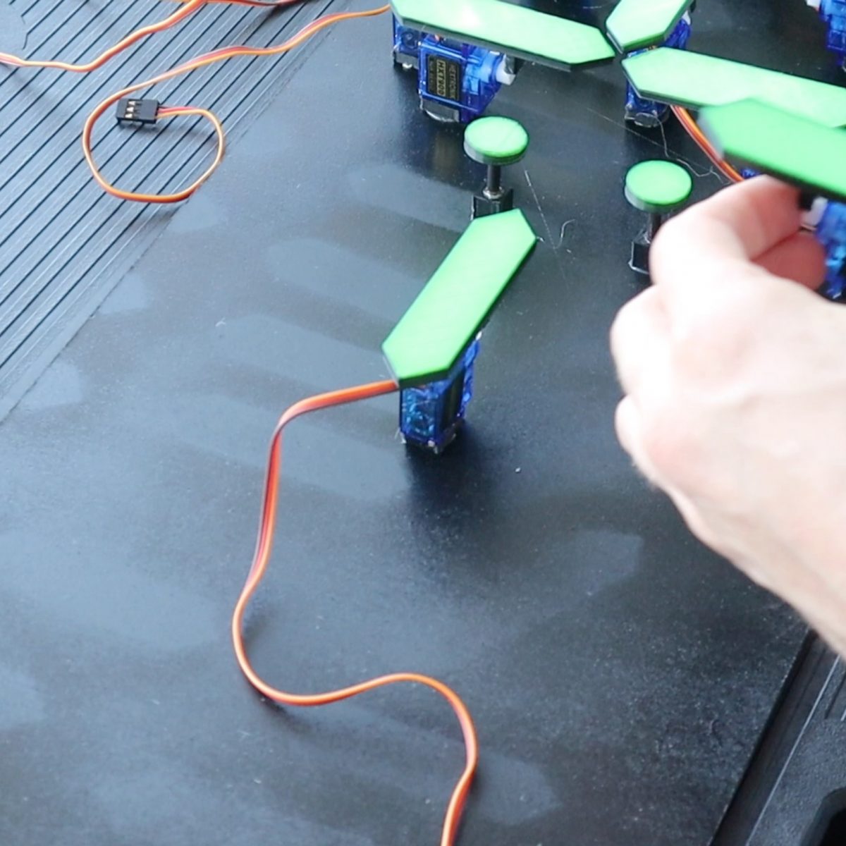 Gluing Segments To Servos - The DIY Life