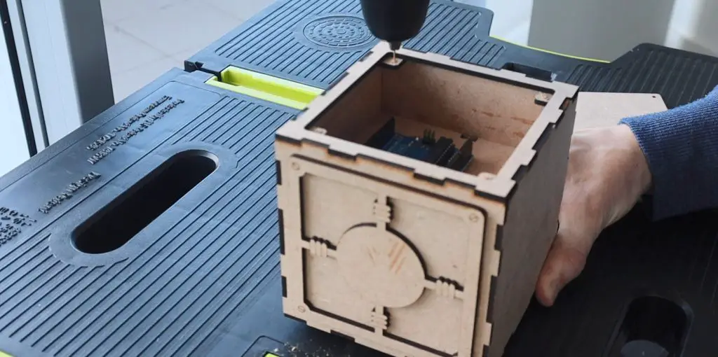 Crack The Code Game, Built Into A DIY Safe Puzzle Box - The DIY Life