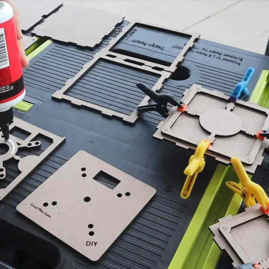 Gluing The Box Sides Together - The DIY Life