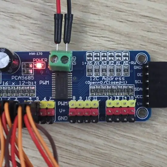 PCA9685 16 Channel Servo Driver In Series - The DIY Life