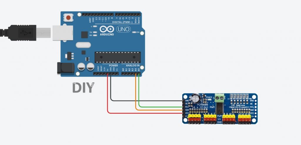 Connect Up To 992 Servos To An Arduino, Using I2C - Just 2 Pins - The ...