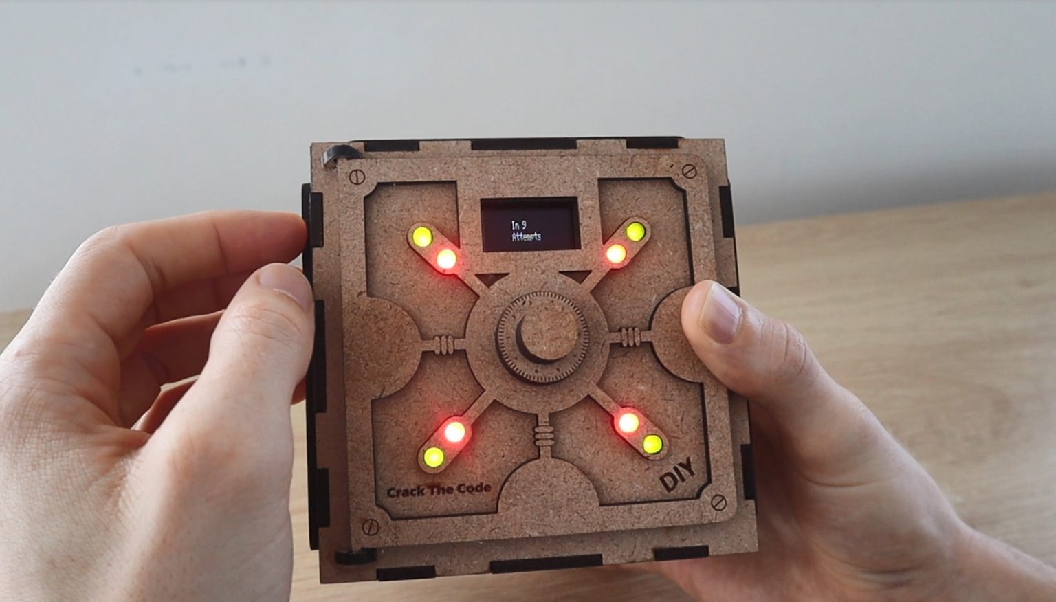 Crack The Code Game, Built Into A DIY Safe Puzzle Box - The DIY Life