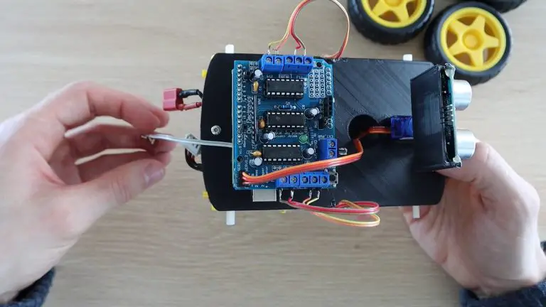 Arduino Based Obstacle Avoiding Robot Car - The DIY Life