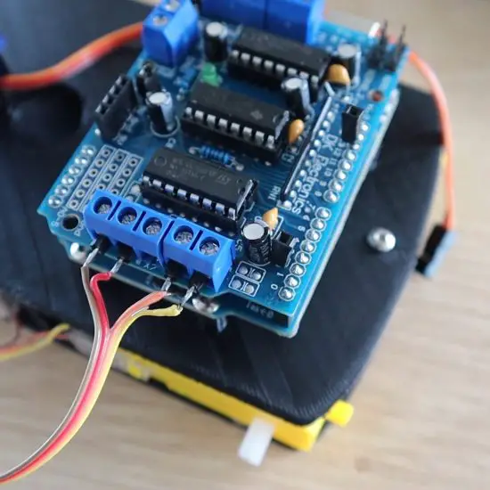 Add The Motor Driver Shield - The DIY Life