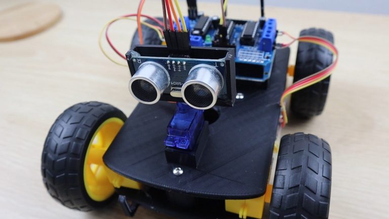 Arduino Based Obstacle Avoiding Robot Car - The DIY Life