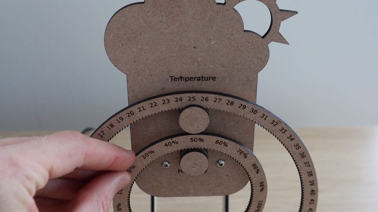 Hanging Gear Weather Station - Driven By Stepper Motors & An Arduino ...