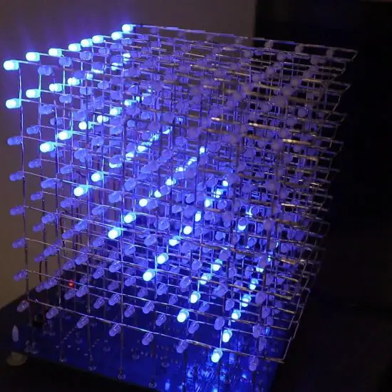 LED Cube Kit As It Arrived - The DIY Life