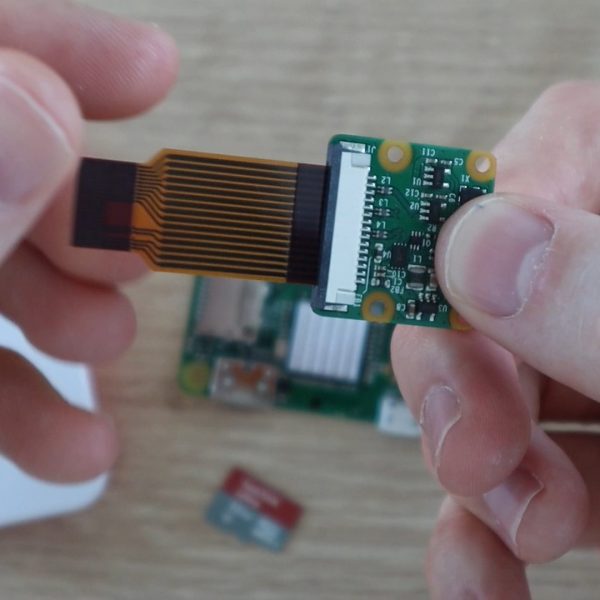 Clip-The-Ribbon-Cable-Into-The-Camera - The DIY Life