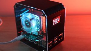 DIY Raspberry Pi 4 Desktop Case With OLED Stats Display | The DIY Life