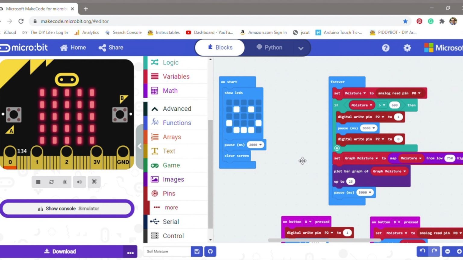 Micro:bit Automatic Plant Watering System - The DIY Life