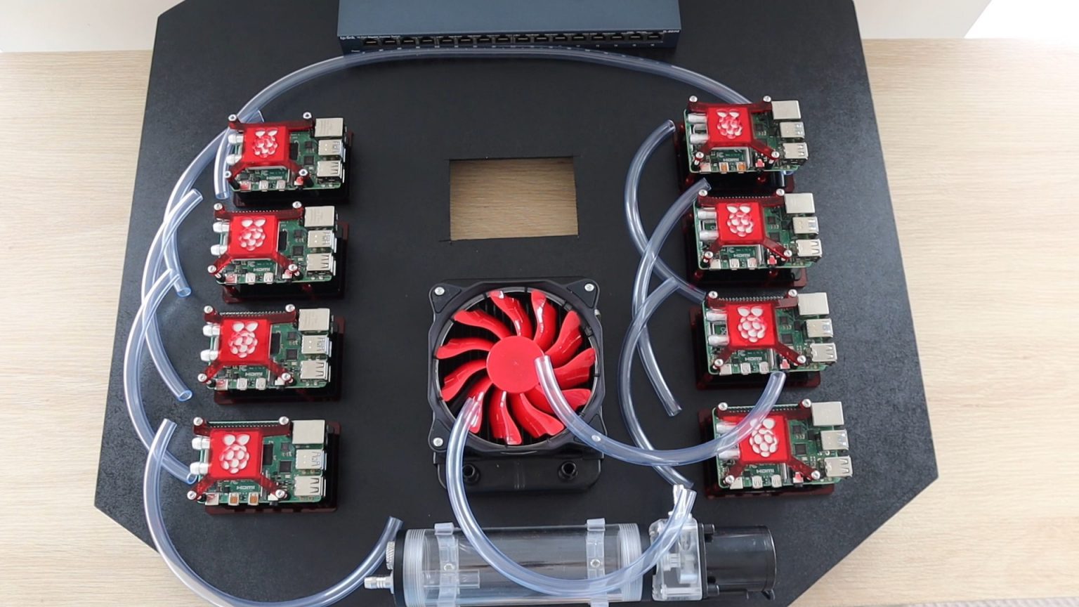 Building A Water Cooled Raspberry Pi 4 Cluster | The DIY Life