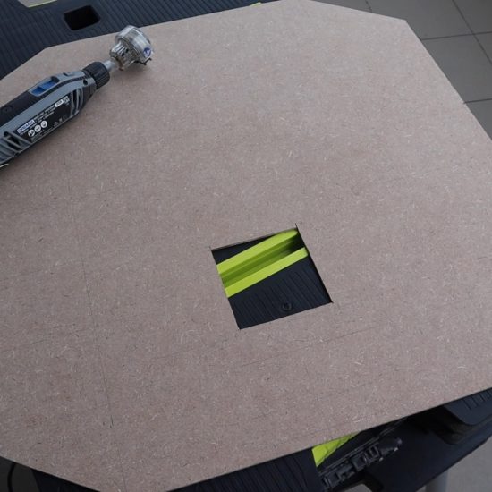 Marking Out Layout On The MDF - The DIY Life