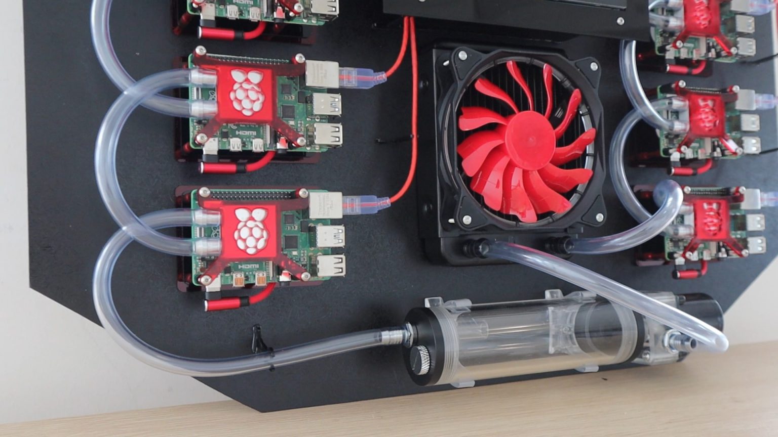 Building A Water Cooled Raspberry Pi 4 Cluster | The DIY Life