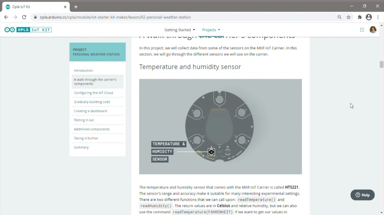 Making an Arduino Oplà IoT Weather Station with Cloud Dashboard - The ...