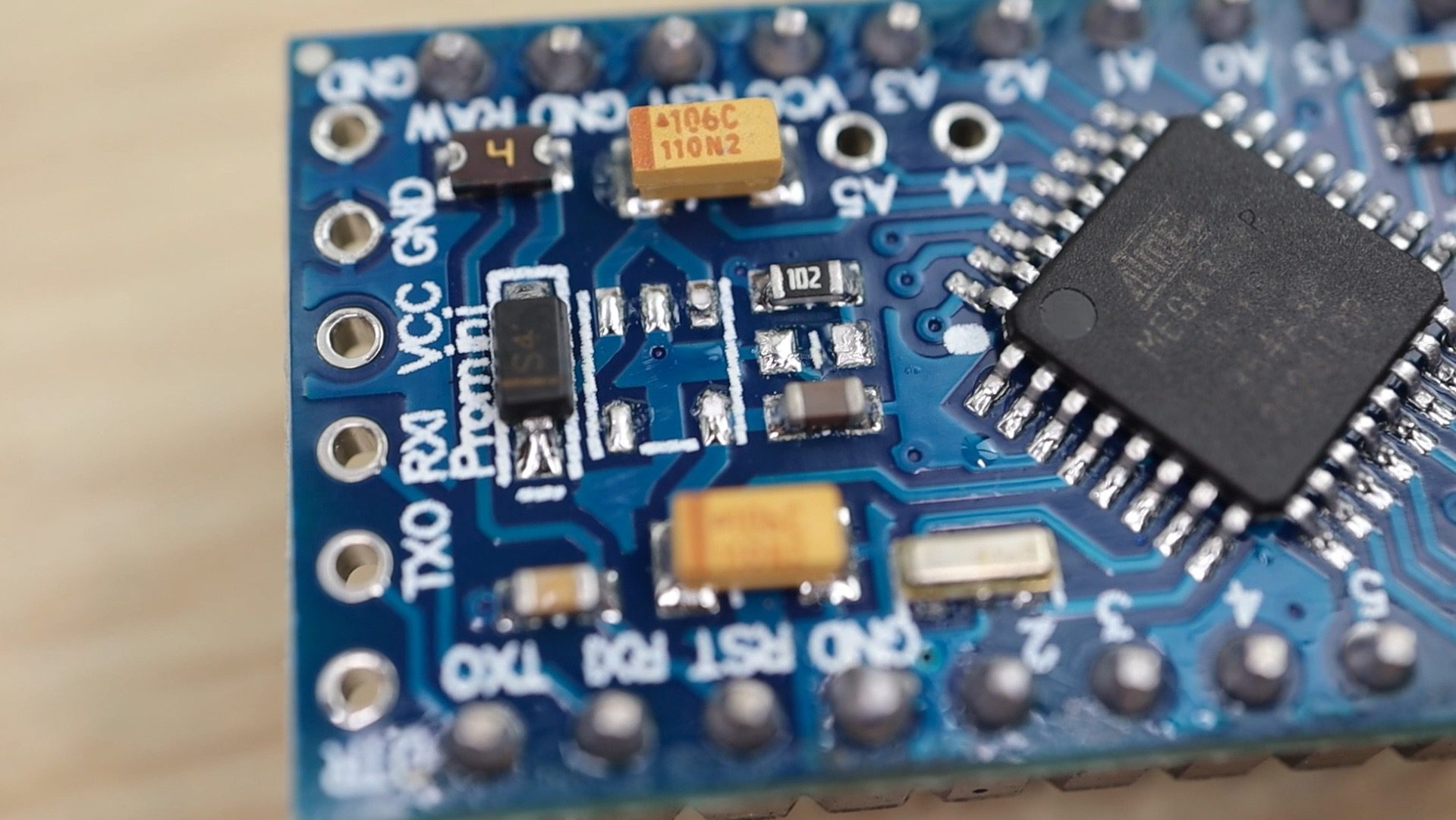 Arduino Pro Mini Regulator Removed - The DIY Life