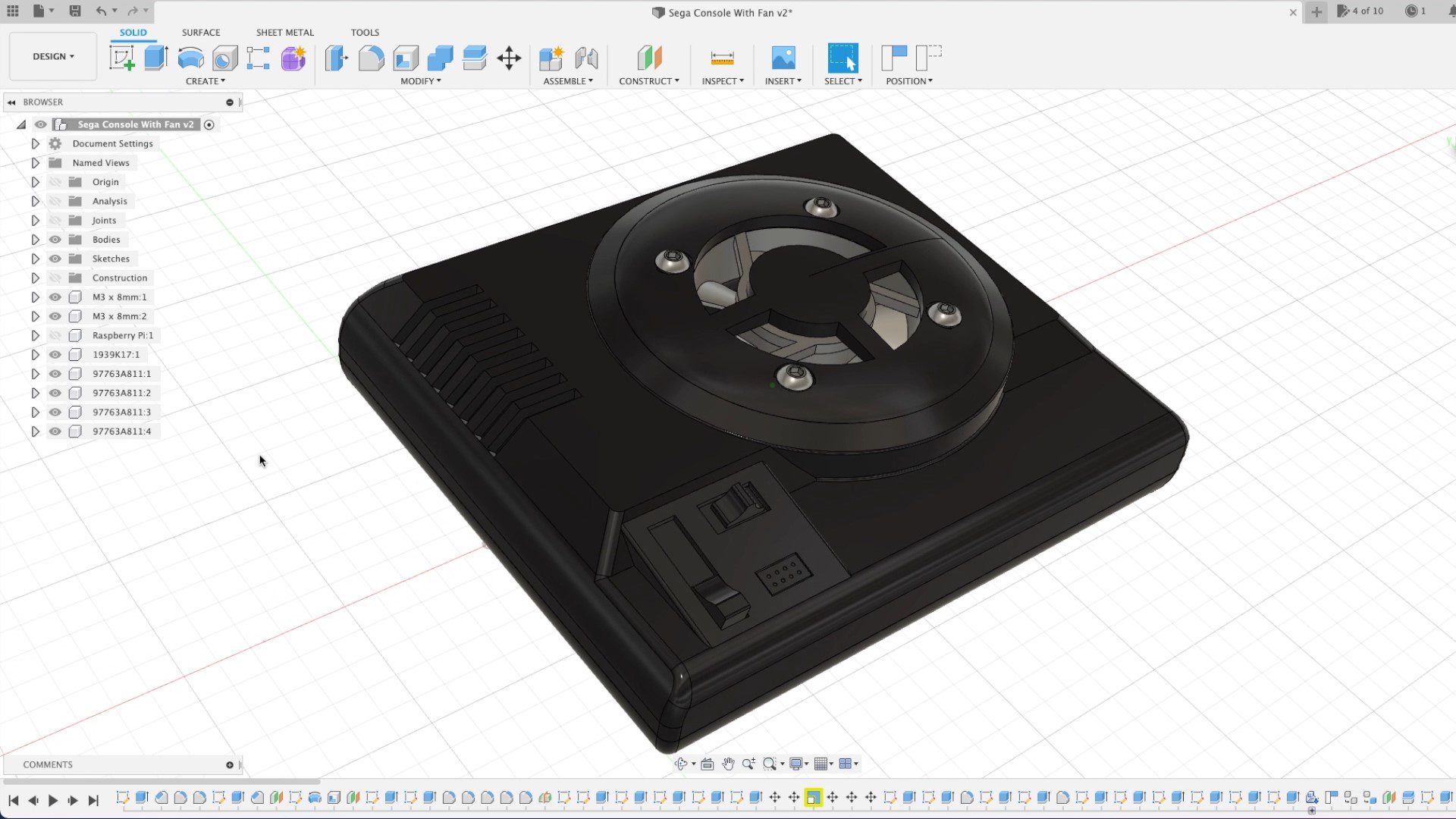 Mini Sega Genesis Console Powered By A Raspberry Pi 4 Running RetroPie - The DIY Life