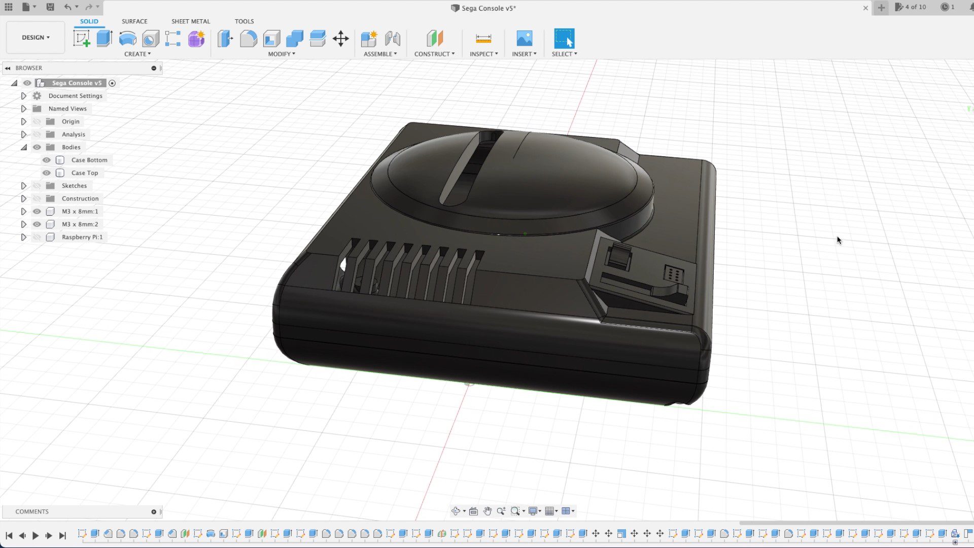 Mini Sega Genesis Console Powered By A Raspberry Pi 4 Running RetroPie - The DIY Life