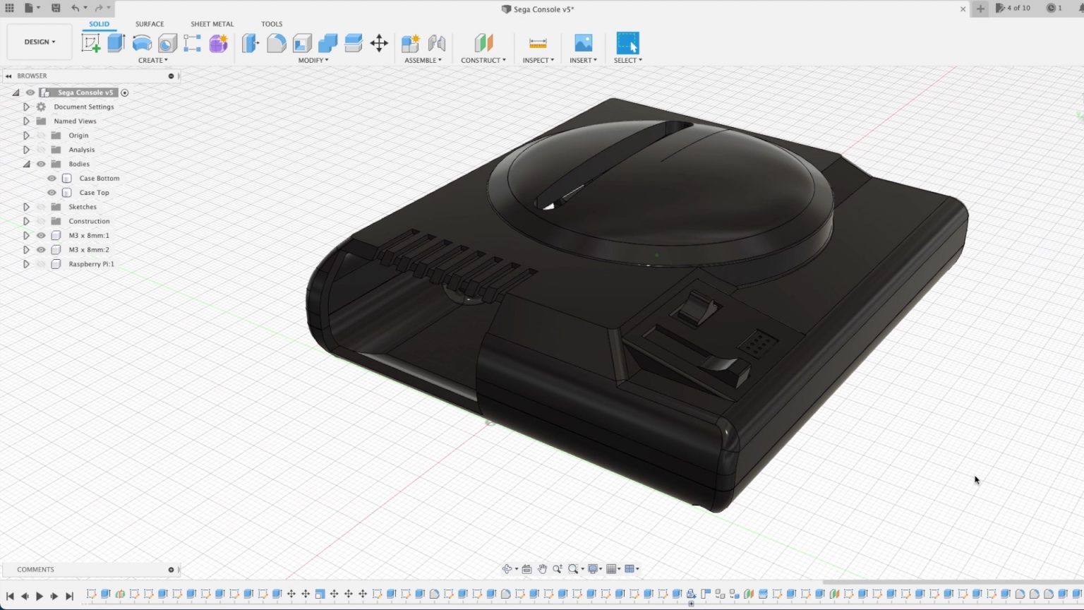 Mini Sega Genesis Console Powered By A Raspberry Pi 4 Running RetroPie - The DIY Life