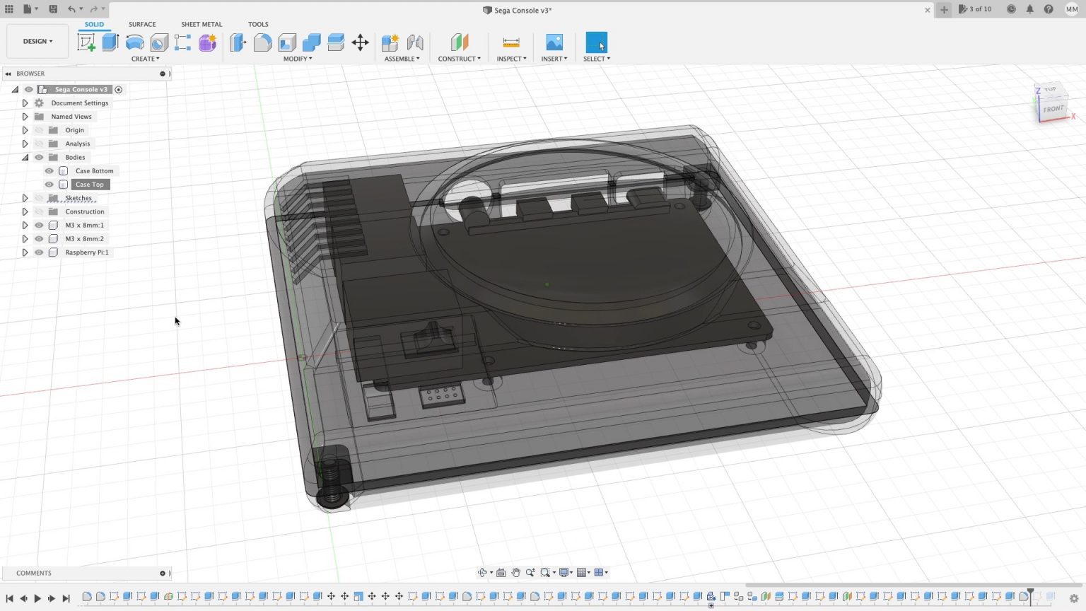 Mini Sega Genesis Console Powered By A Raspberry Pi 4 Running RetroPie - The DIY Life