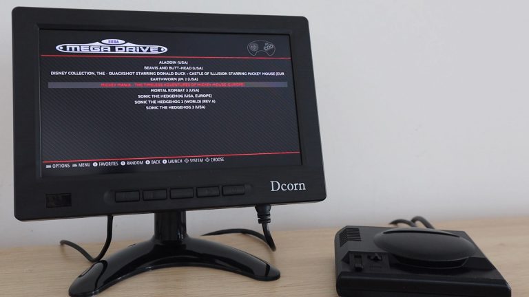 Mini Sega Genesis Console Powered By A Raspberry Pi 4 Running RetroPie | The DIY Life