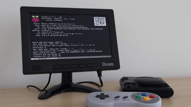 Mini Sega Genesis Console Powered By A Raspberry Pi 4 Running RetroPie - The DIY Life
