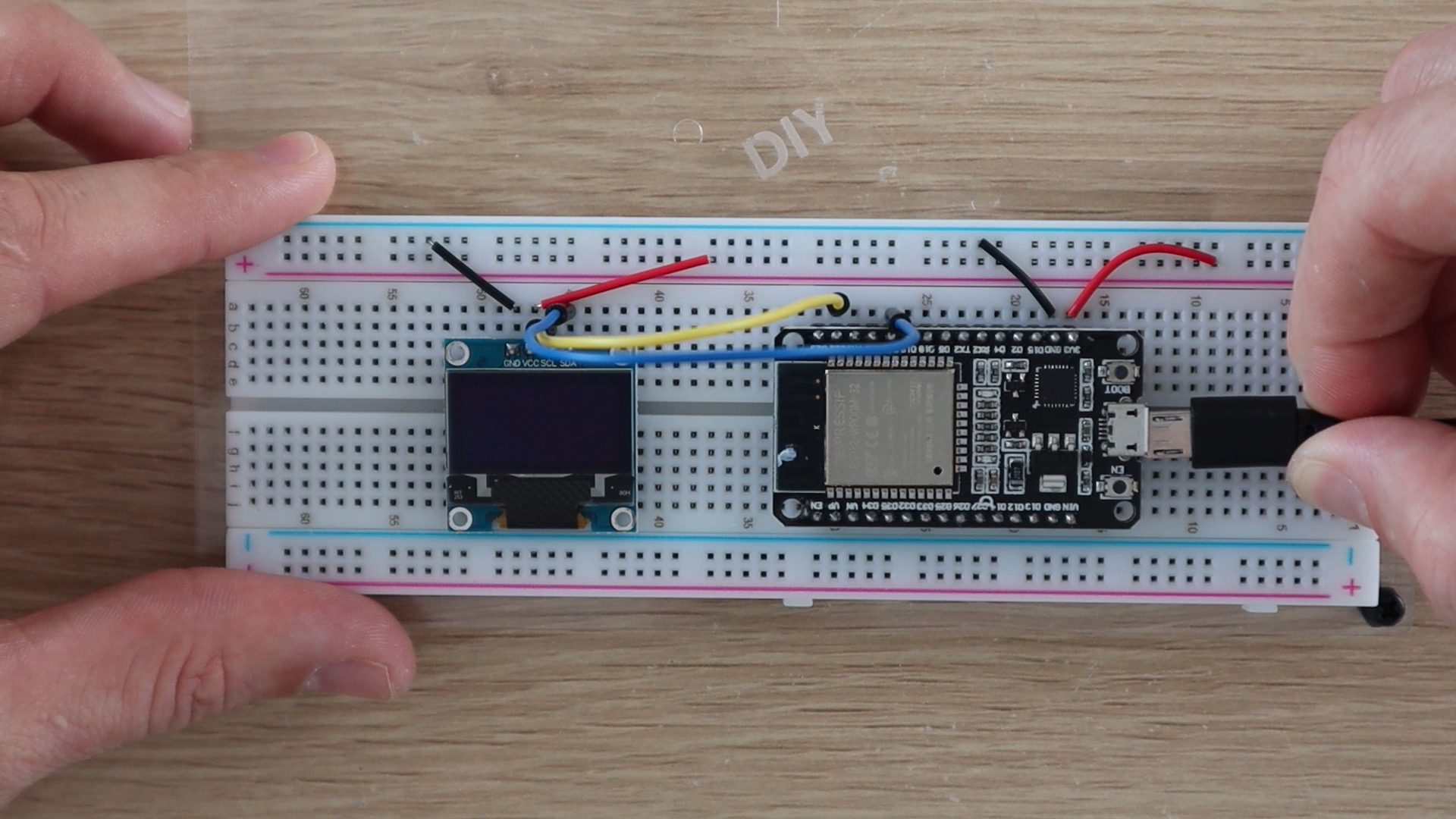 Bitcoin Ticker Using An ESP32 and OLED Display - The DIY Life