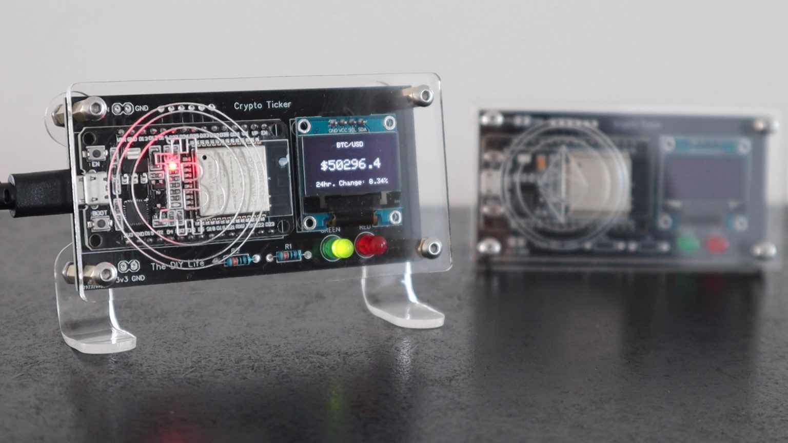 Bitcoin Ticker Using An ESP32 and OLED Display - The DIY Life