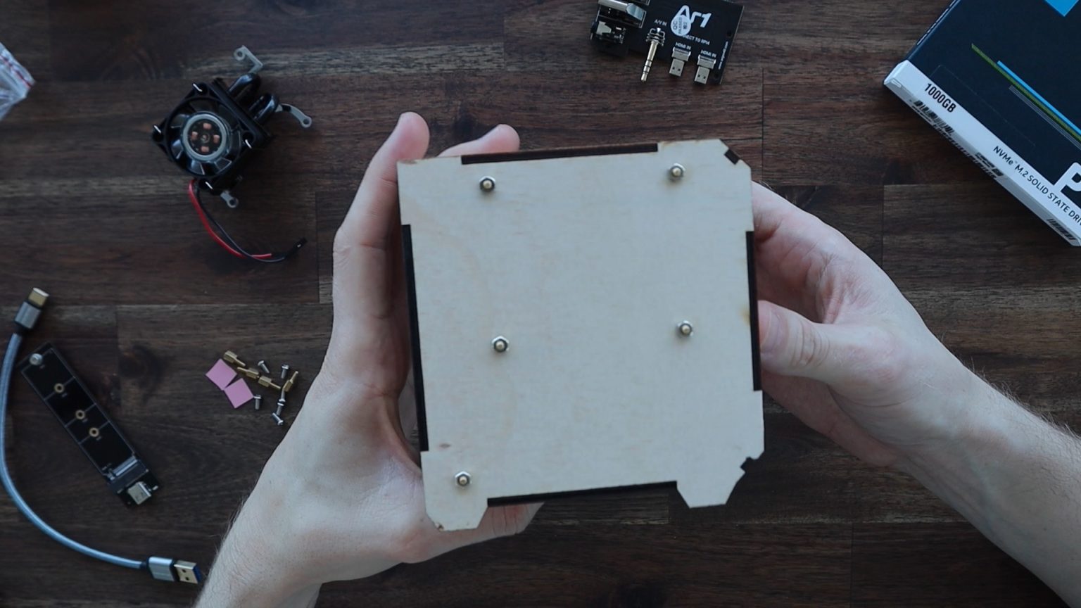 Laser Cut Plywood Raspberry Pi Case - The DIY Life