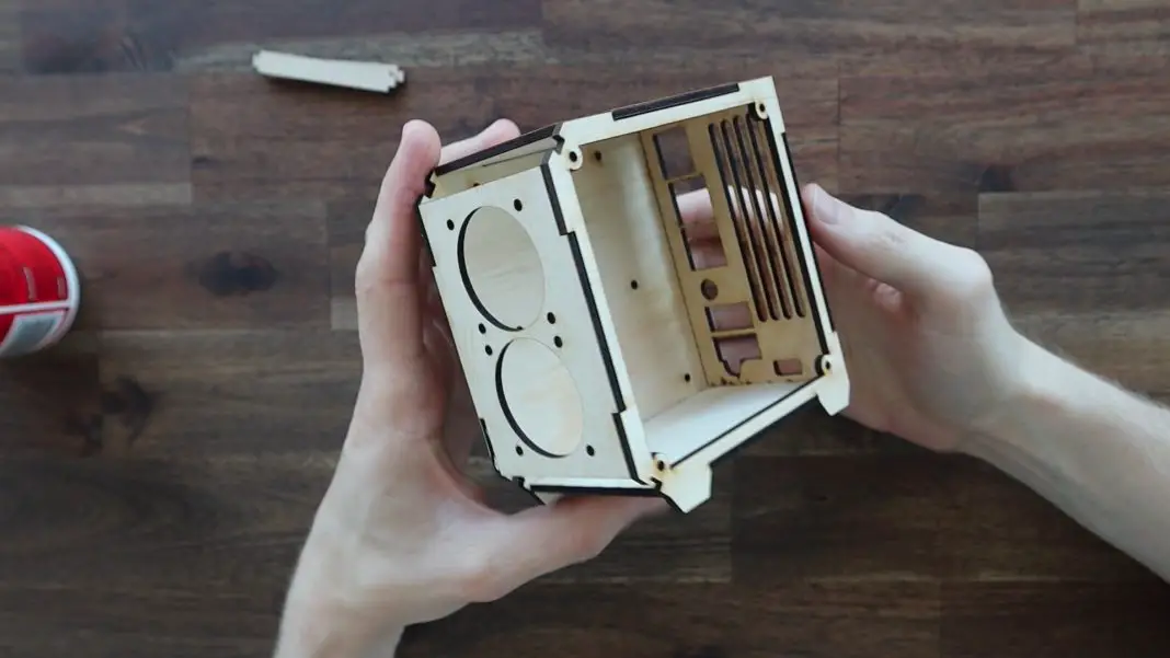 Laser Cut Plywood Raspberry Pi Case - The DIY Life